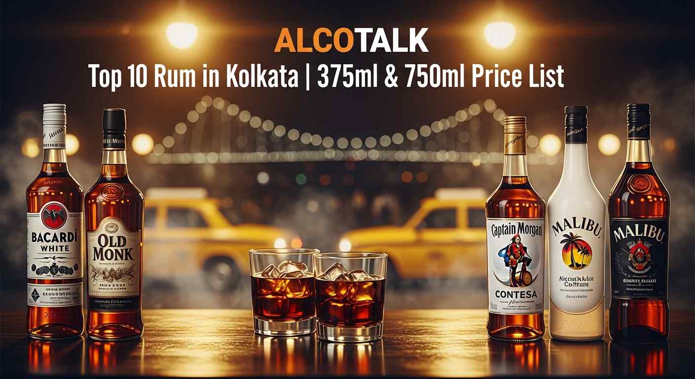 Top 10 Rum in Kolkata 2025 | 375ml & 750ml Price List